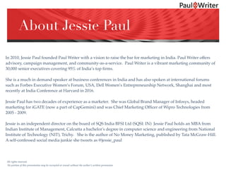 Paul Writer Overview | PDF | Business | Business and Finance