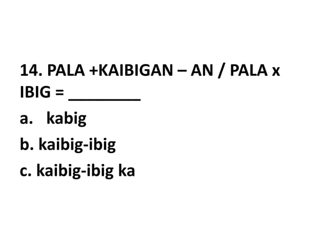 Paunang Pagsusulit | PPTX