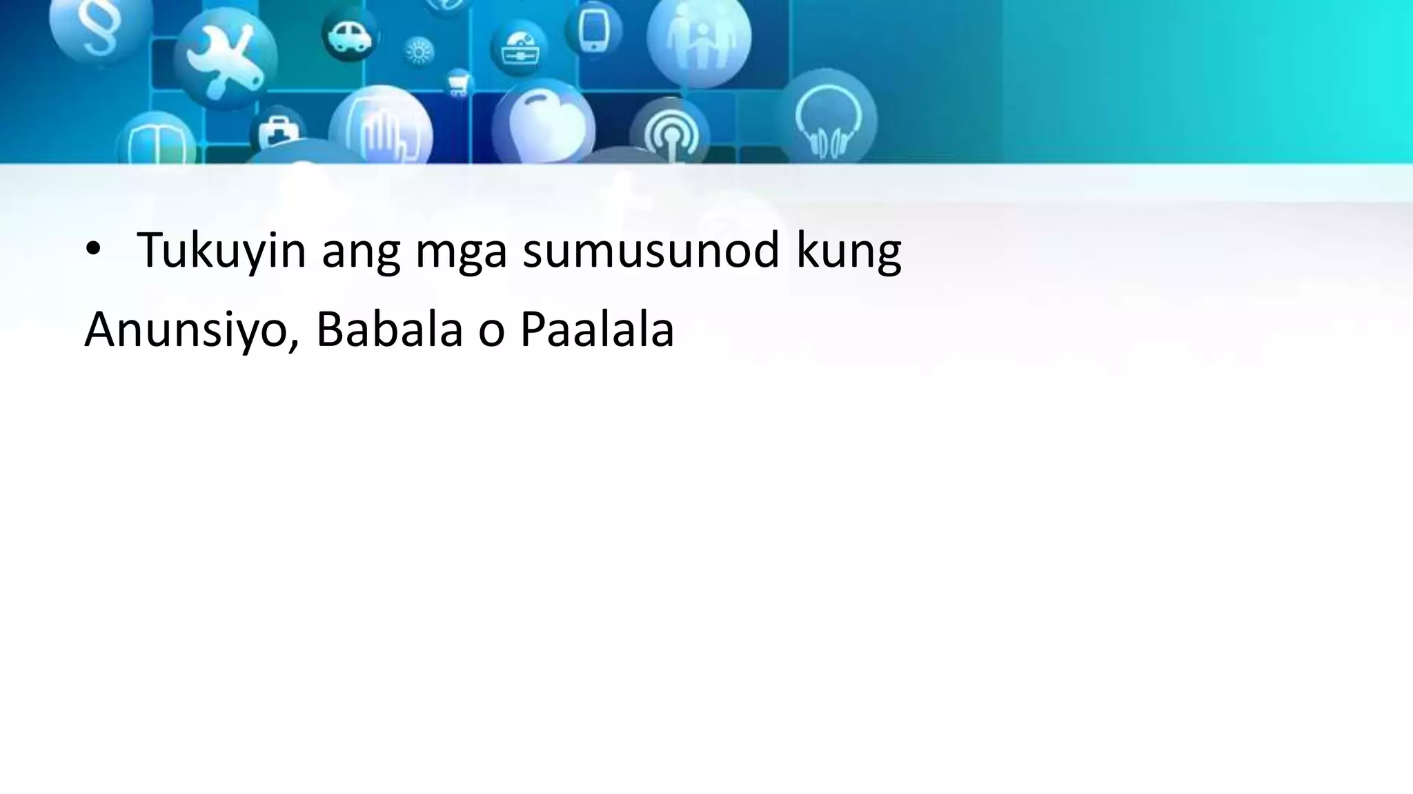 Paunawa babala at Paalala | PPTX