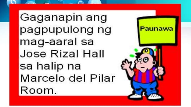 Paunawa babala at Paalala | PPTX