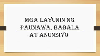 FILIPINOPaunawa, babala at anunsiyo.pptx