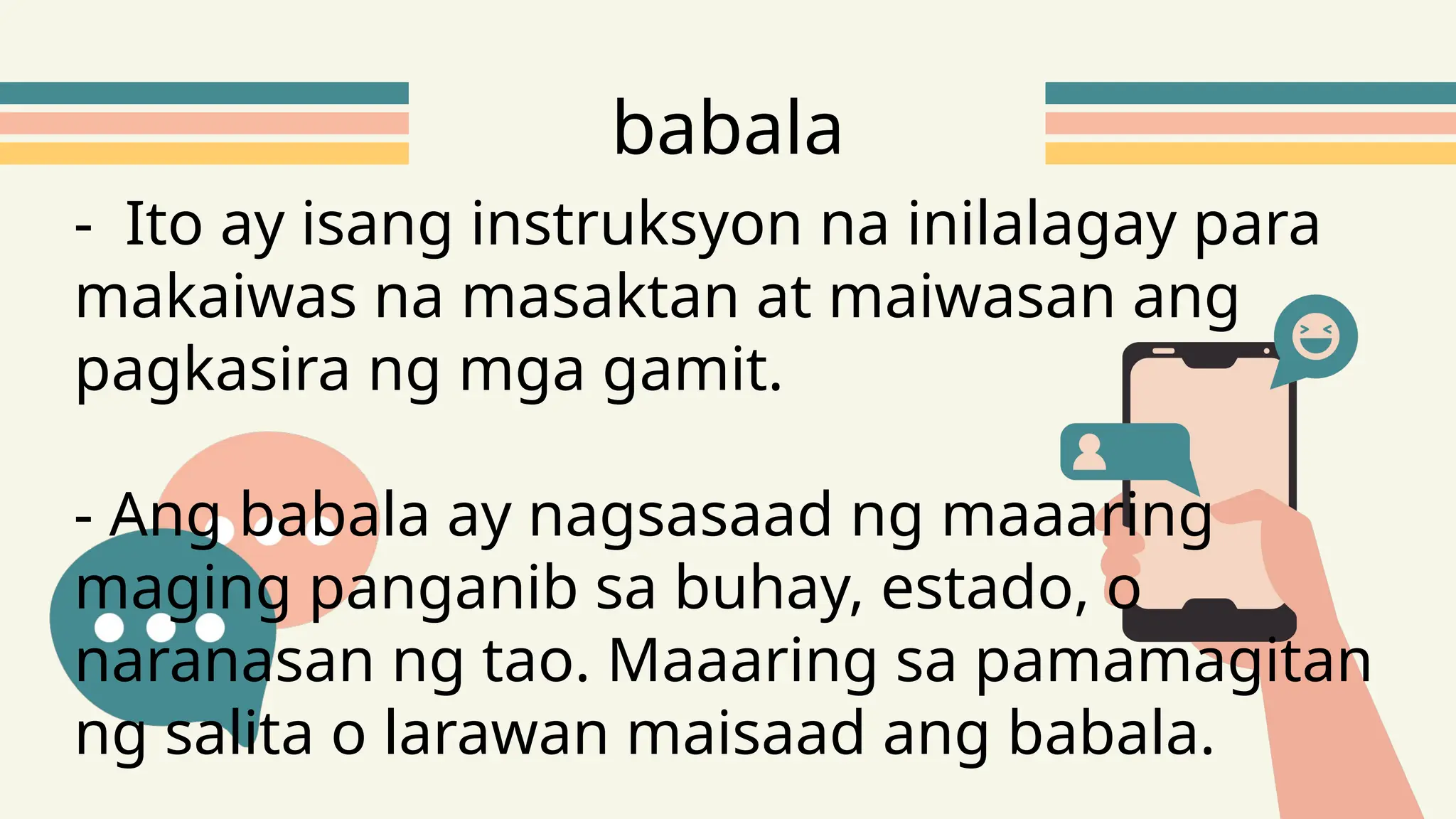 Paunawa, Babala at Anunsiyo-Tek-bok.pptx