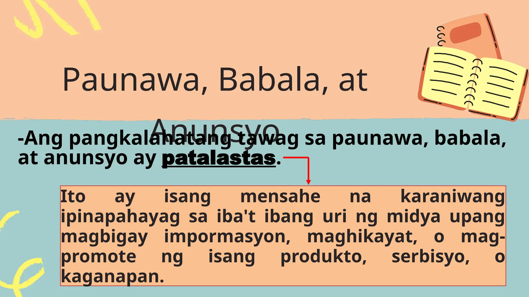 Filipino Paunawa, Babala, at Anunsyo.pptx