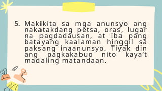 Filipino Paunawa, Babala, at Anunsyo.pptx