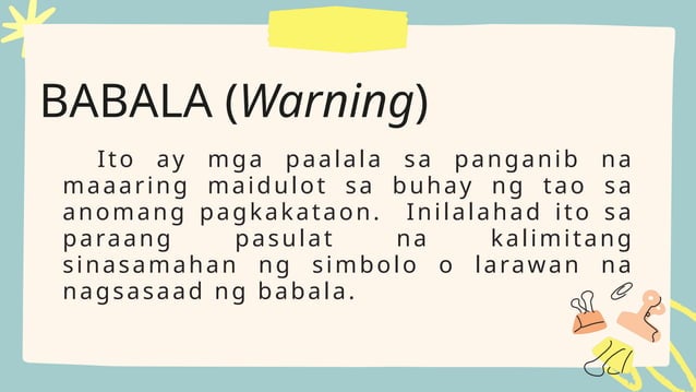 Filipino Paunawa, Babala, at Anunsyo.pptx