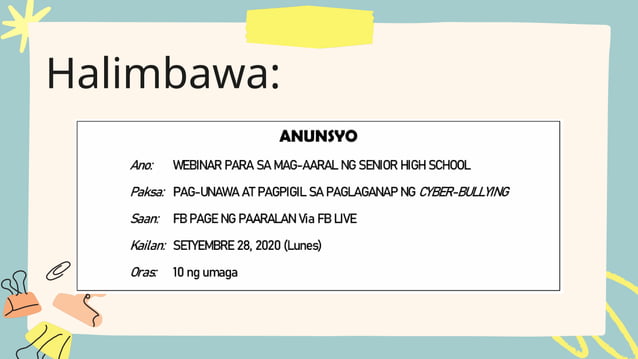 Filipino Paunawa, Babala, at Anunsyo.pptx