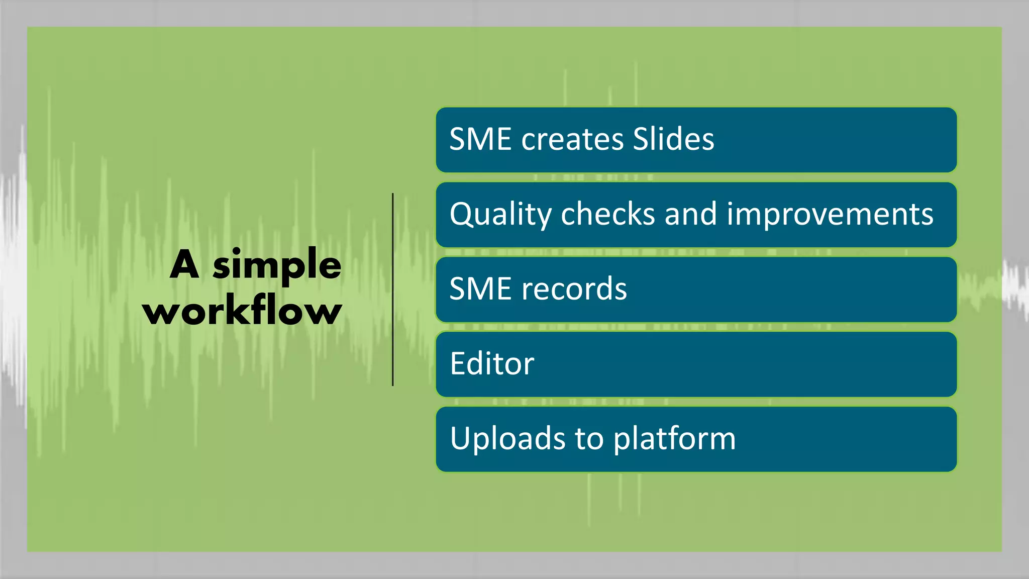 Pause & Rewind: simple techniques to build a MOOC | PPT