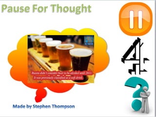 Pause for thought | PPT