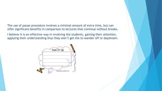 Pause procedure | PPTX
