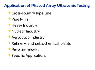 Phased Array Ultrasonic Testing (PAUT) for Tank piping | PPTX
