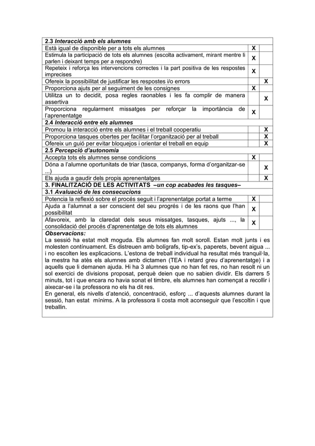 Pauta d'observació | PDF