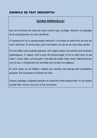 Pautes text descriptiu | DOCX