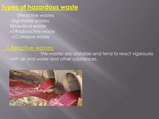 Hazardous waste managment | PPT