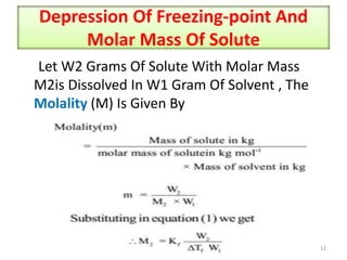 Colligative properties | PPTX