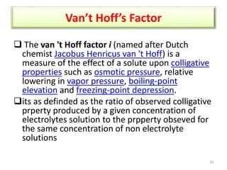Colligative properties | PPTX