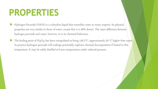 Pavan chm(h2o2) | PPTX