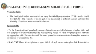 Evaluation of Buccal Drug Delivery system.pptx