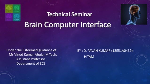 Brain Computer Interface (Bci) | PPTX | Brain and Nervous System Disorders | Diseases and Conditions