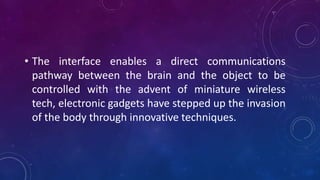 Brain Computer Interface (Bci) | PPTX