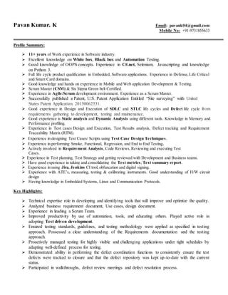 Pavan kumar k | DOCX