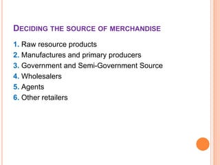 Buying Merchandise | PPTX