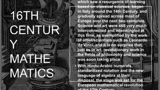 history of mathematics by pavansai | PPT