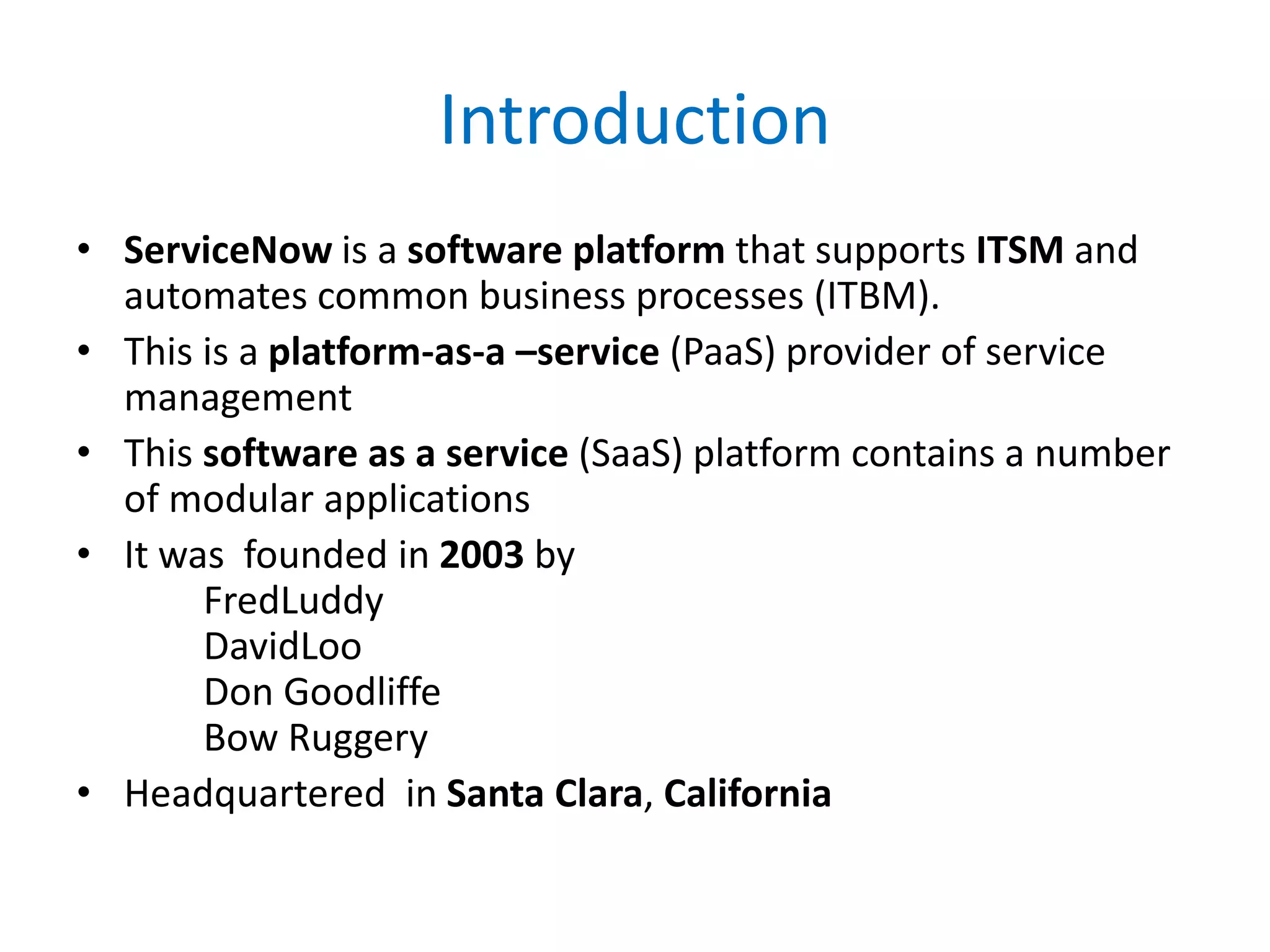 SERVICENOW PPT BY PAVANKUMAR | PPTX