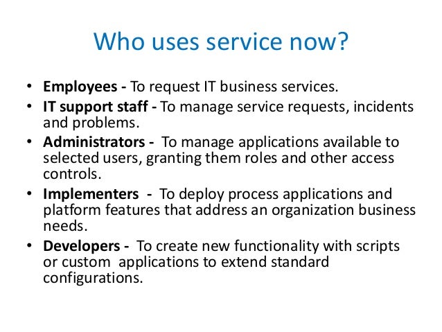 SERVICENOW PPT BY PAVANKUMAR