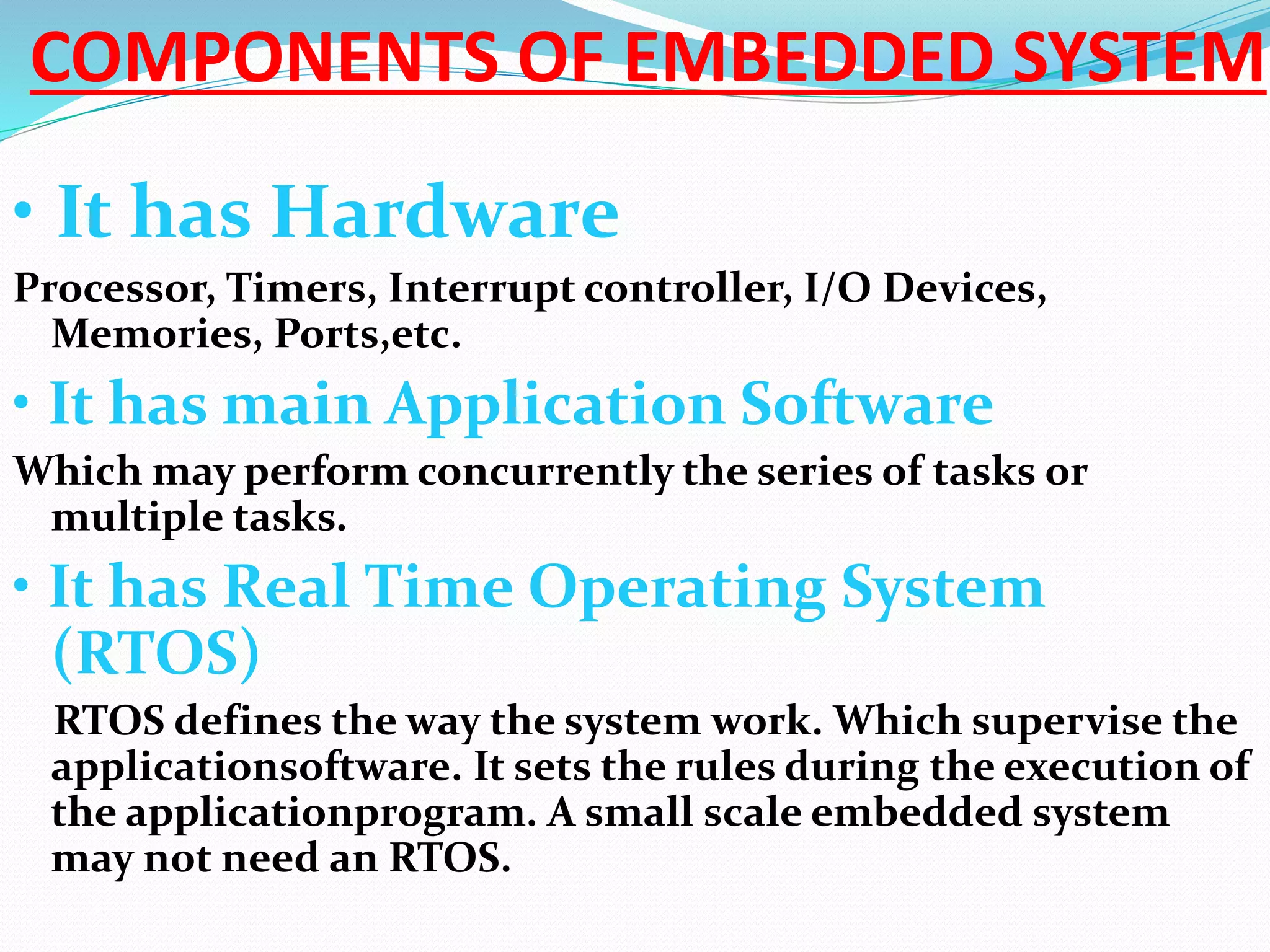 embedded systems ppt 2 | PPTX | Computing | Technology & Computing