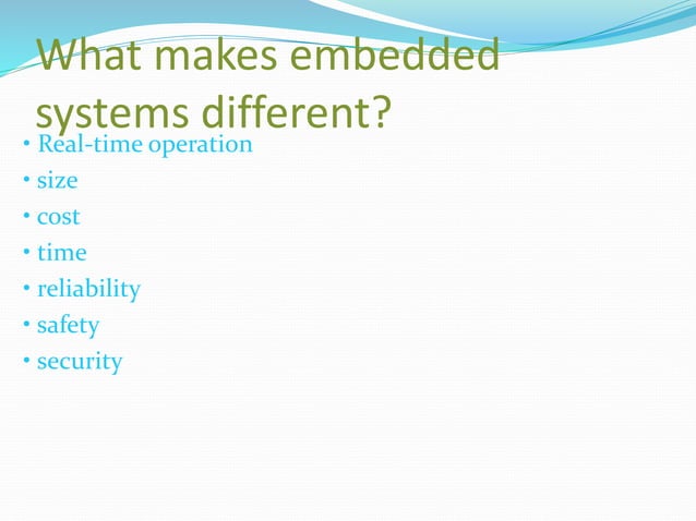 embedded systems ppt 2 | PPTX | Computing | Technology & Computing