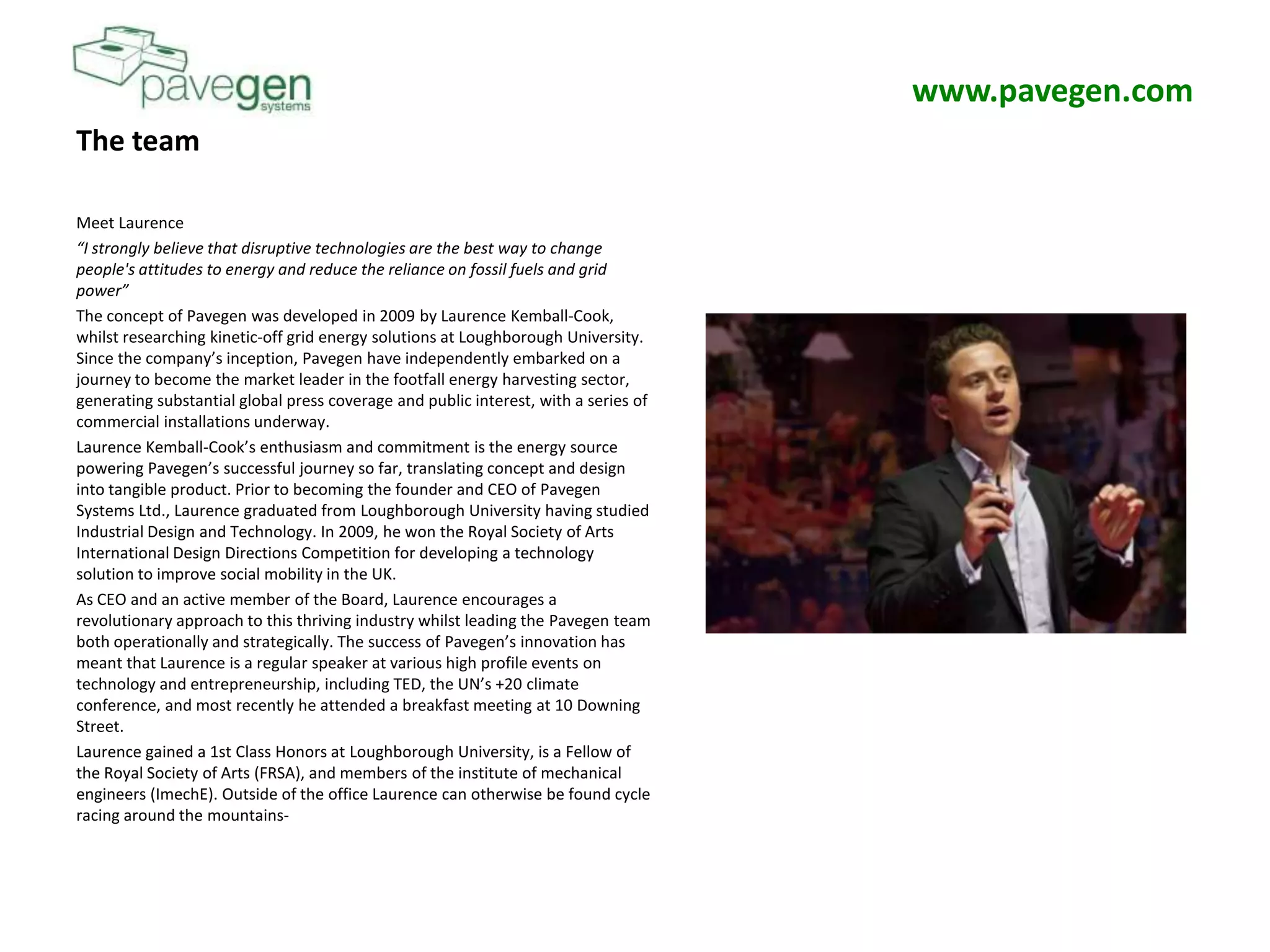 Pavegen | PPTX