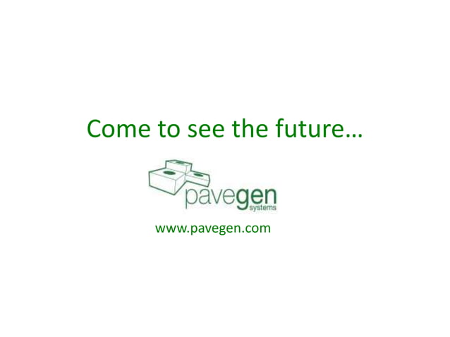 Pavegen | PPTX