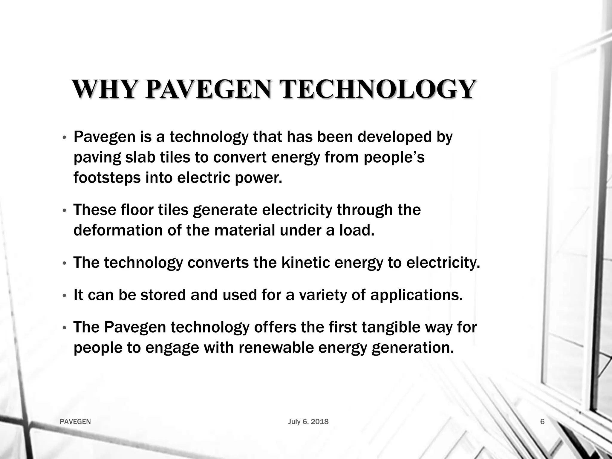 Pavegen seminar ppt. | PPTX