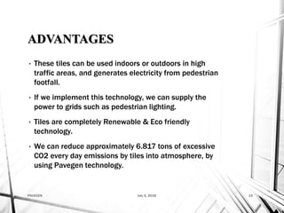 Pavegen seminar ppt. | PPTX