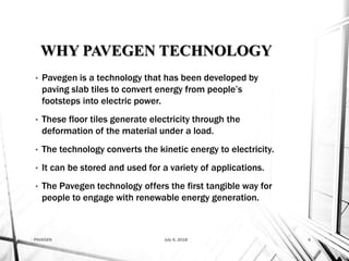 Pavegen seminar ppt. | PPTX