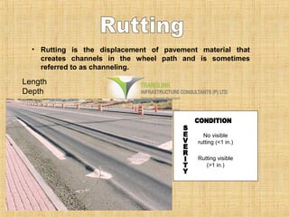 Flexible Pavement condition survey | PPT