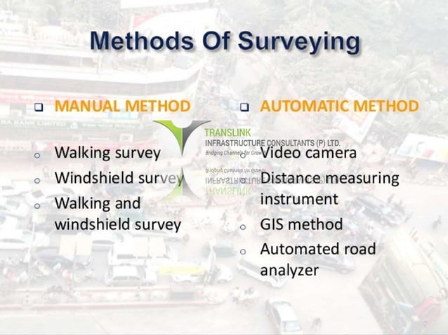 Flexible Pavement condition survey | PPT | Civil Engineering Industry ...
