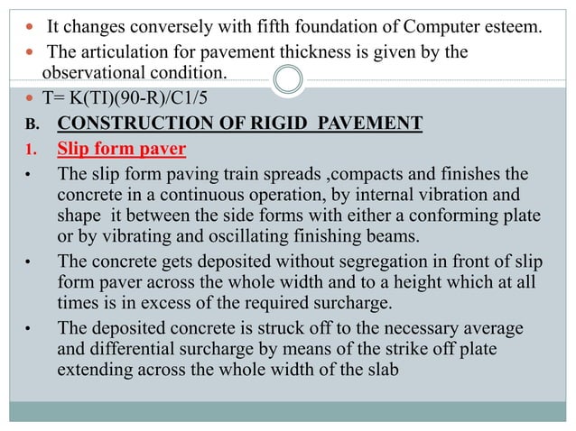 Pavement construction methods | PPTX | Geology | Science