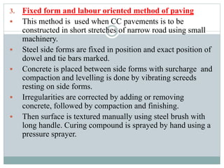 Pavement construction methods | PPTX