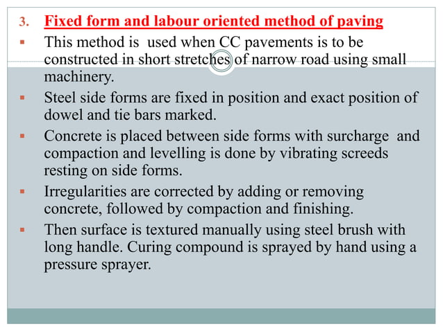 Pavement construction methods | PPTX | Geology | Science