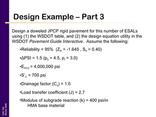 Pavement Design (Transportation Engineering) | PPT