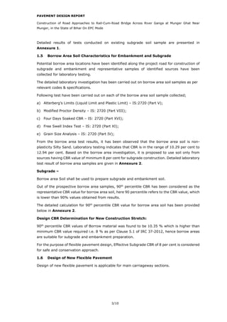 Pavement Design Report by priyanshu kumar 9608684800 | PDF