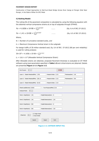 Pavement Design Report by priyanshu kumar 9608684800 | PDF