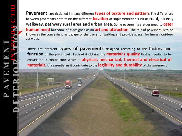 Pavement Deterioration | PPT | Geology | Science