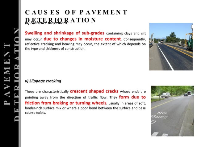 Pavement Deterioration | PPT | Geology | Science