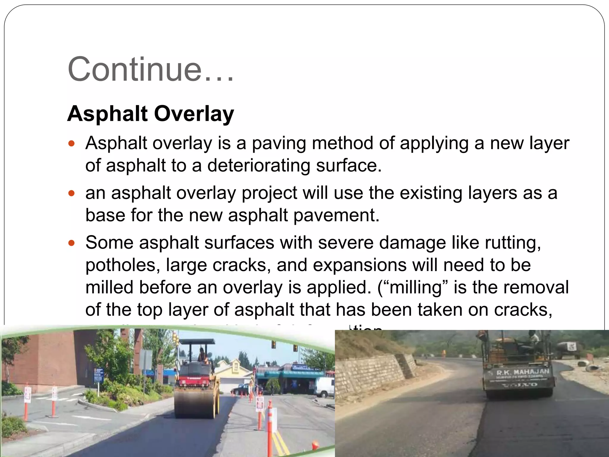 Pavement failures and maintenance | PPTX