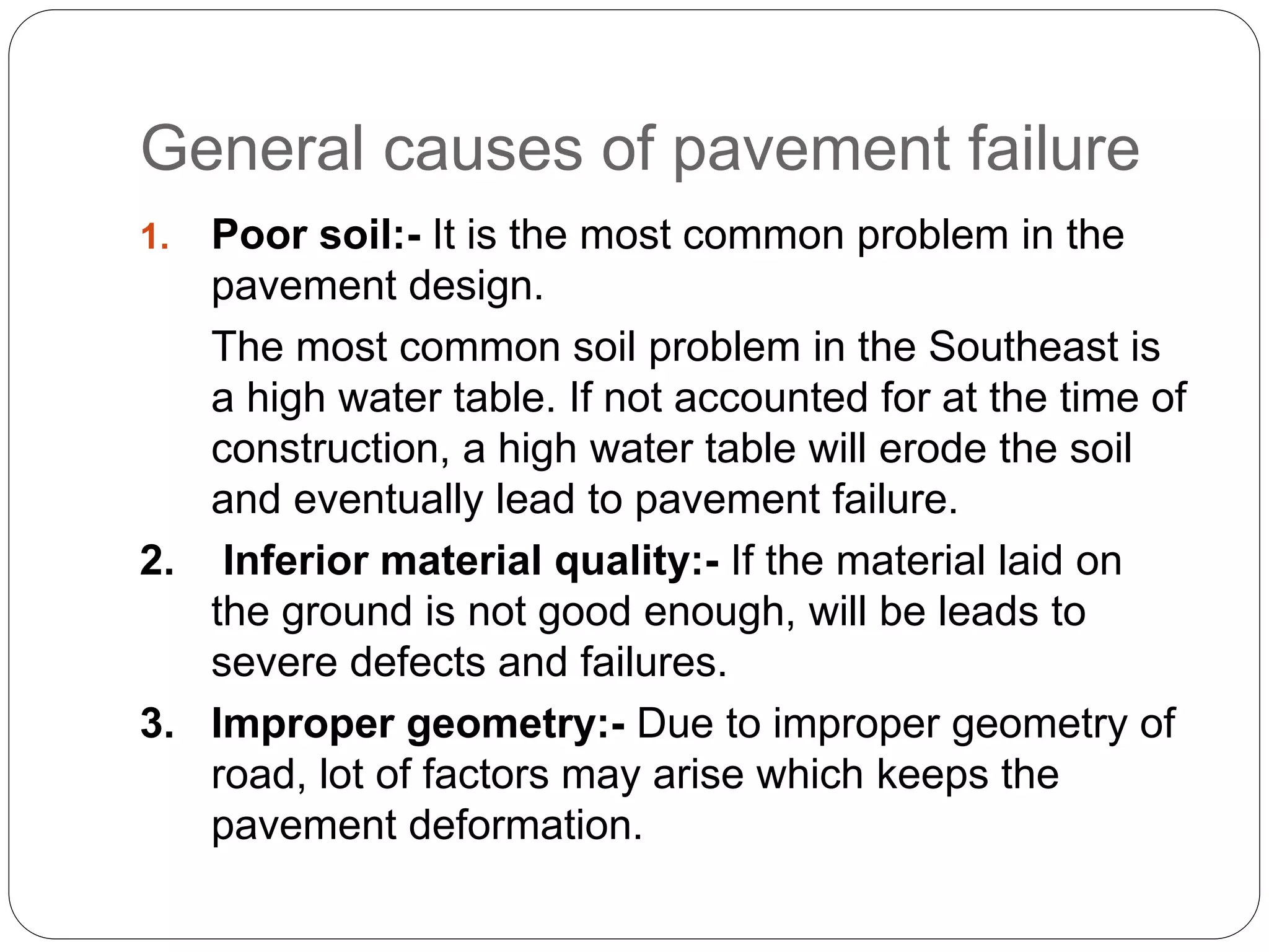 Pavement failures and maintenance | PPTX