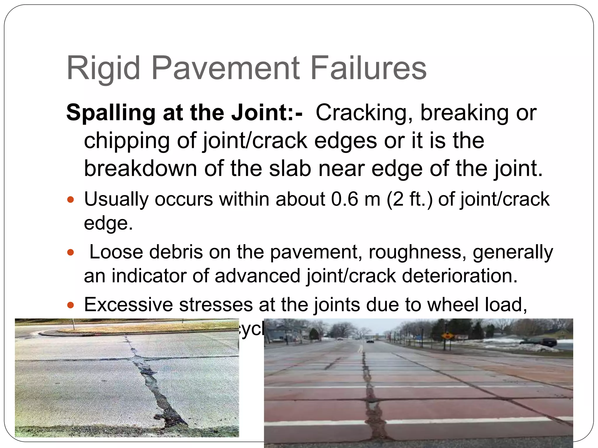 Pavement failures and maintenance | PPTX