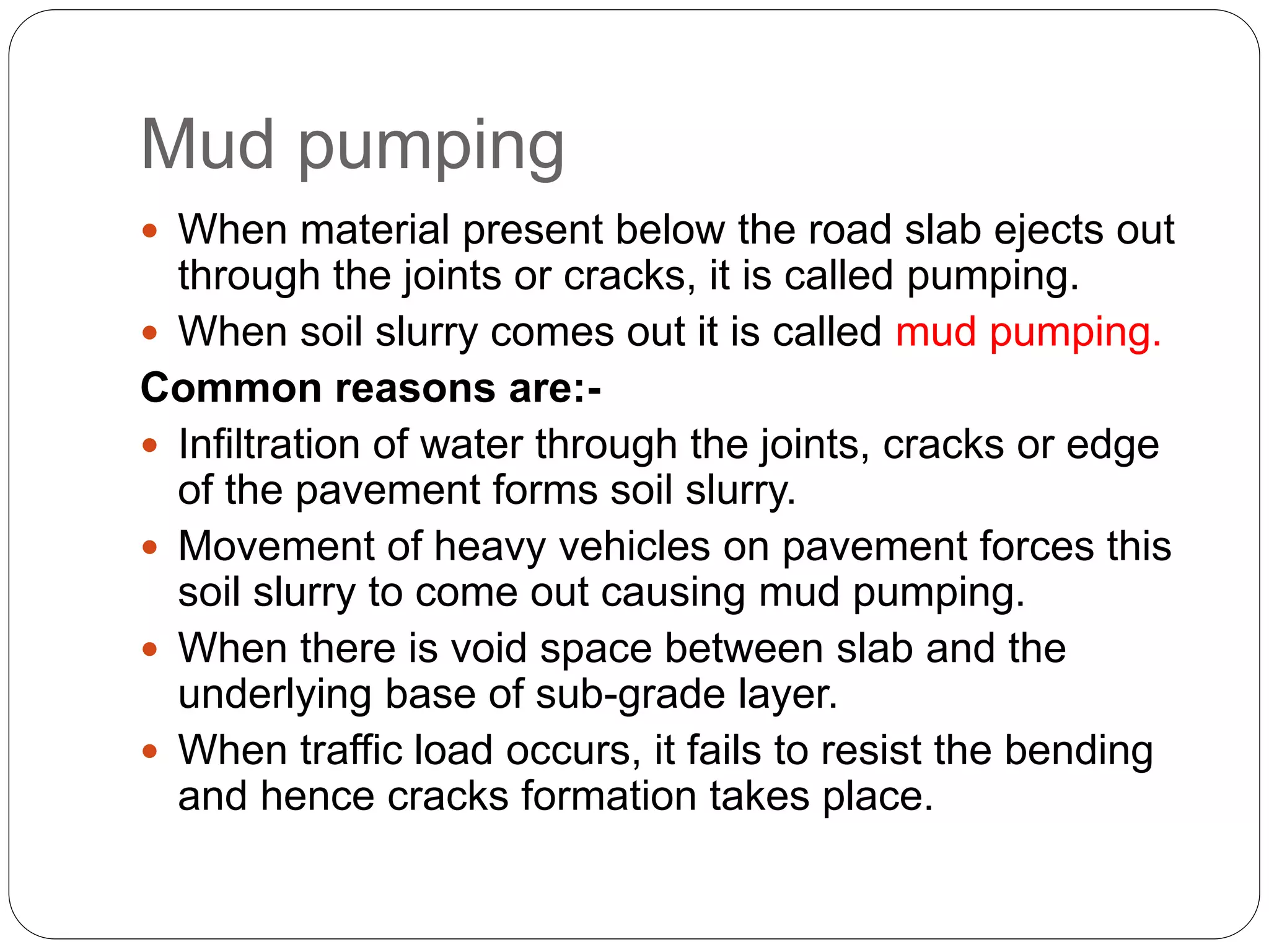 Pavement failures and maintenance | PPTX