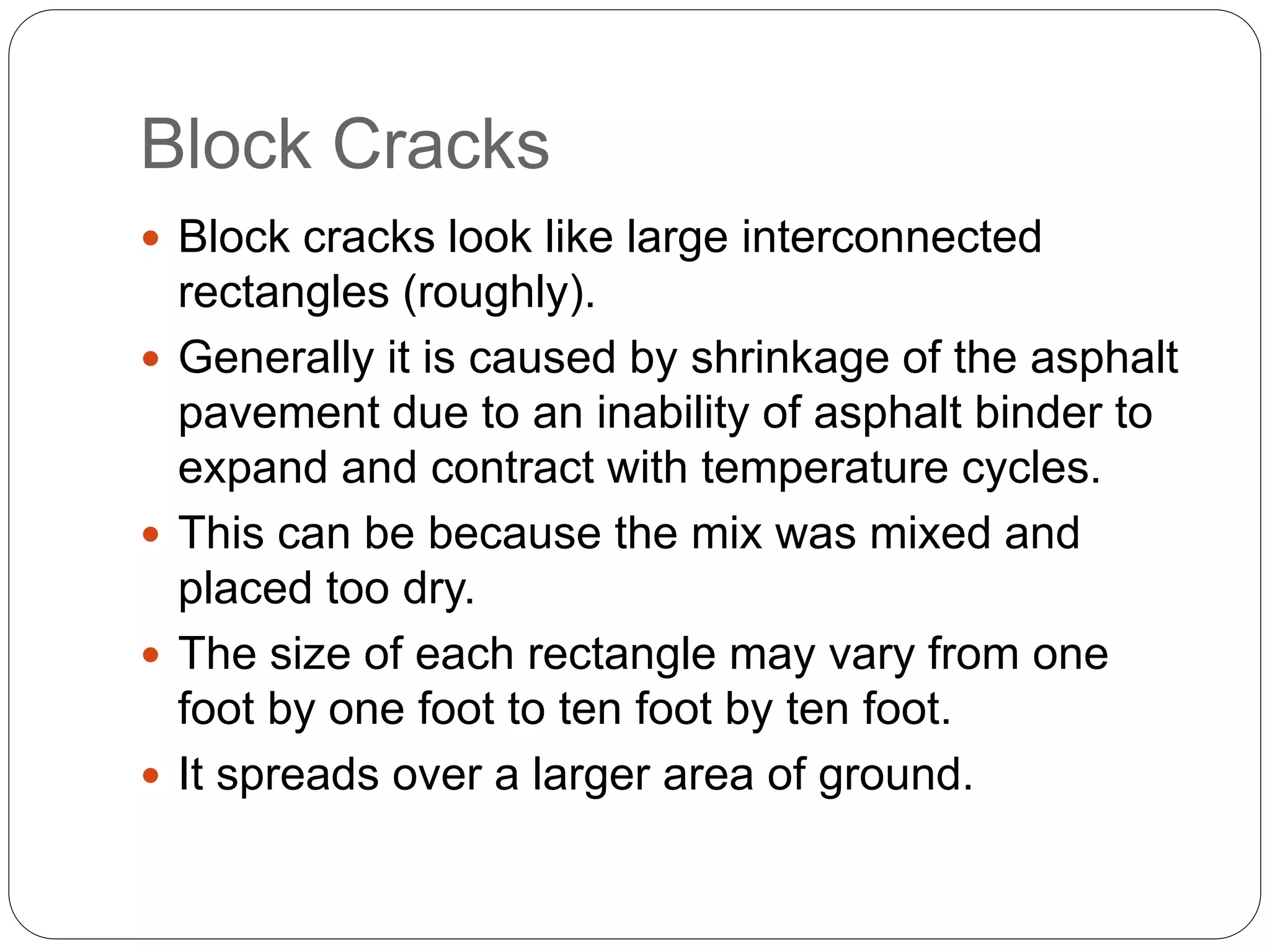 Pavement failures and maintenance | PPTX